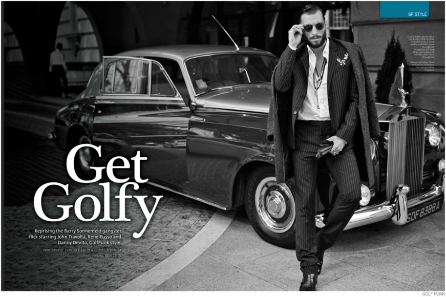 Trevor Cross Channels 70s Style for Golf Punk Magazine – The Fashionisto