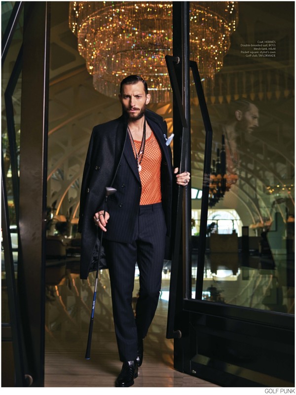 Trevor Cross Channels 70s Style for Golf Punk Magazine – The Fashionisto