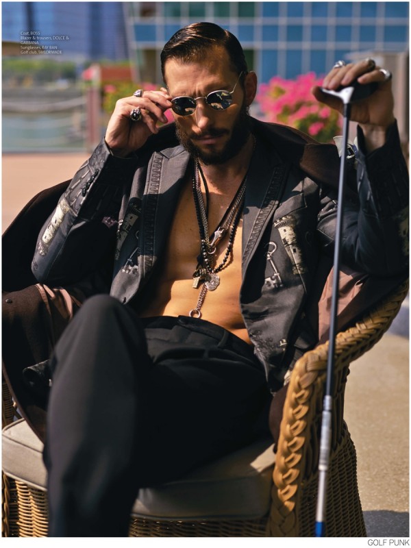 Trevor Cross Channels 70s Style for Golf Punk Magazine – The Fashionisto