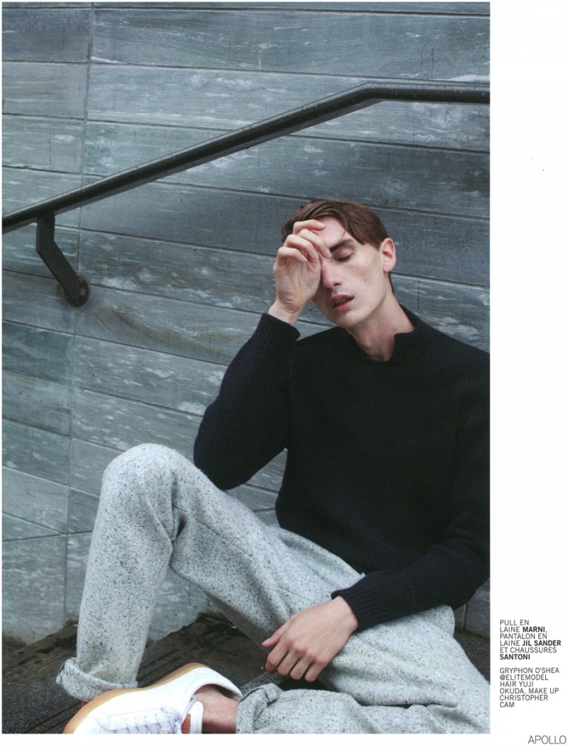 Gryphon O’Shea Models Jil Sander, Marni & More for Apollo – The Fashionisto