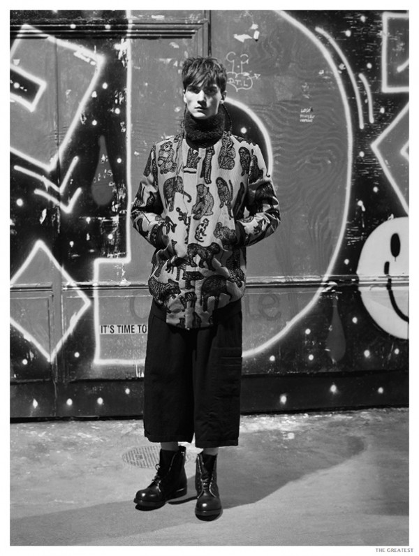 Gryphon O’Shea Models Eclectic Designer Styles for The Greatest – The ...