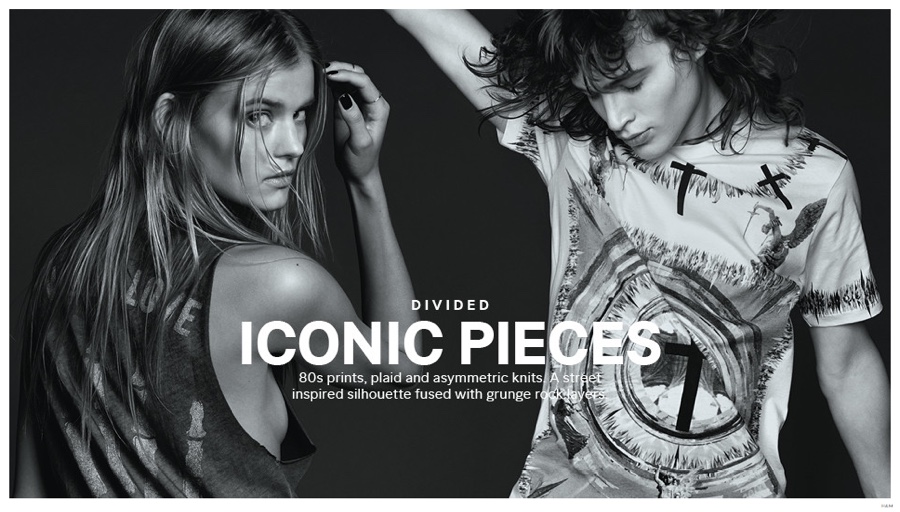 H&M Divided Celebrates Grunge Rock Fashions – The Fashionisto
