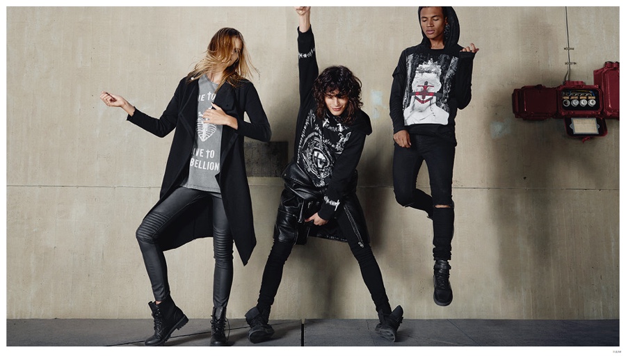 H&M Divided Celebrates Grunge Rock Fashions – The Fashionisto