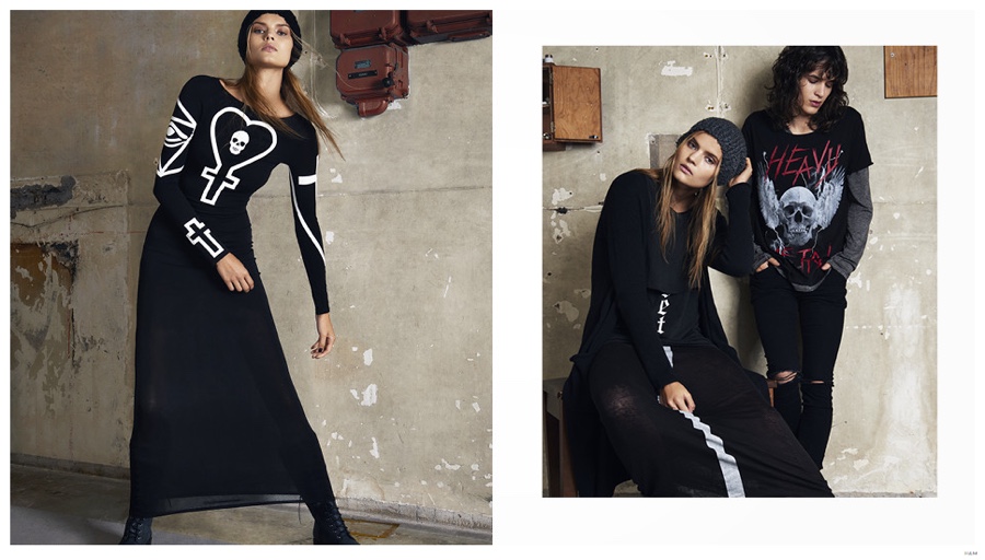 H&M Divided Celebrates Grunge Rock Fashions – The Fashionisto