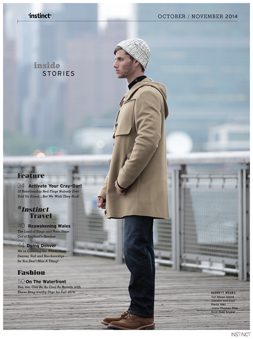 On the Waterfront: Barrett Pall & Andre Watson for Instinct Magazine ...