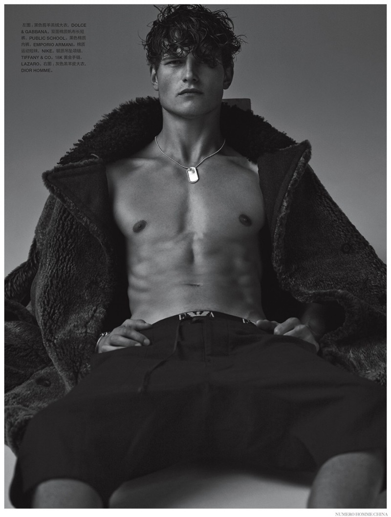 John Todd Dons Luxe Fall Furs for Numero Homme China Fashion Editorial ...