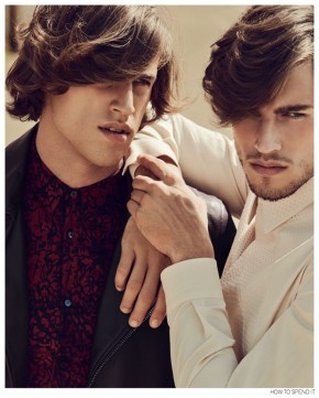 Jordan & Zac Stenmark Embody Luxury in Bordeaux Hues for How to Spend ...