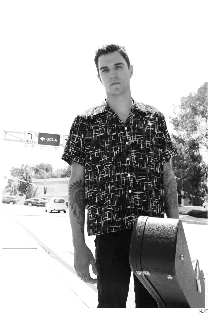 Josh Beech Appears in Nuit Photo Shoot Outtakes – The Fashionisto