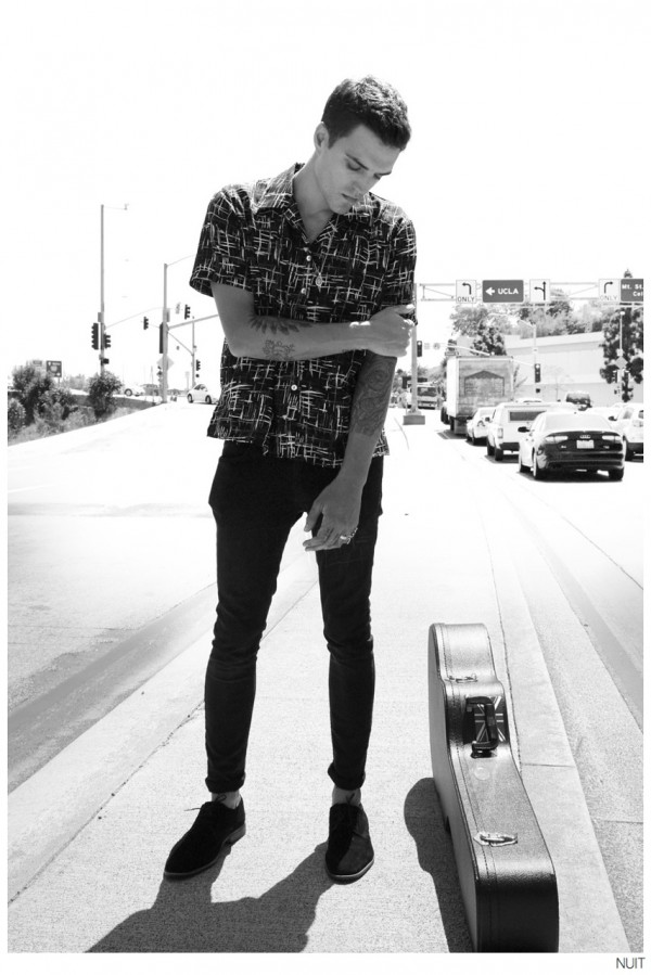 Josh Beech Appears in Nuit Photo Shoot Outtakes – The Fashionisto