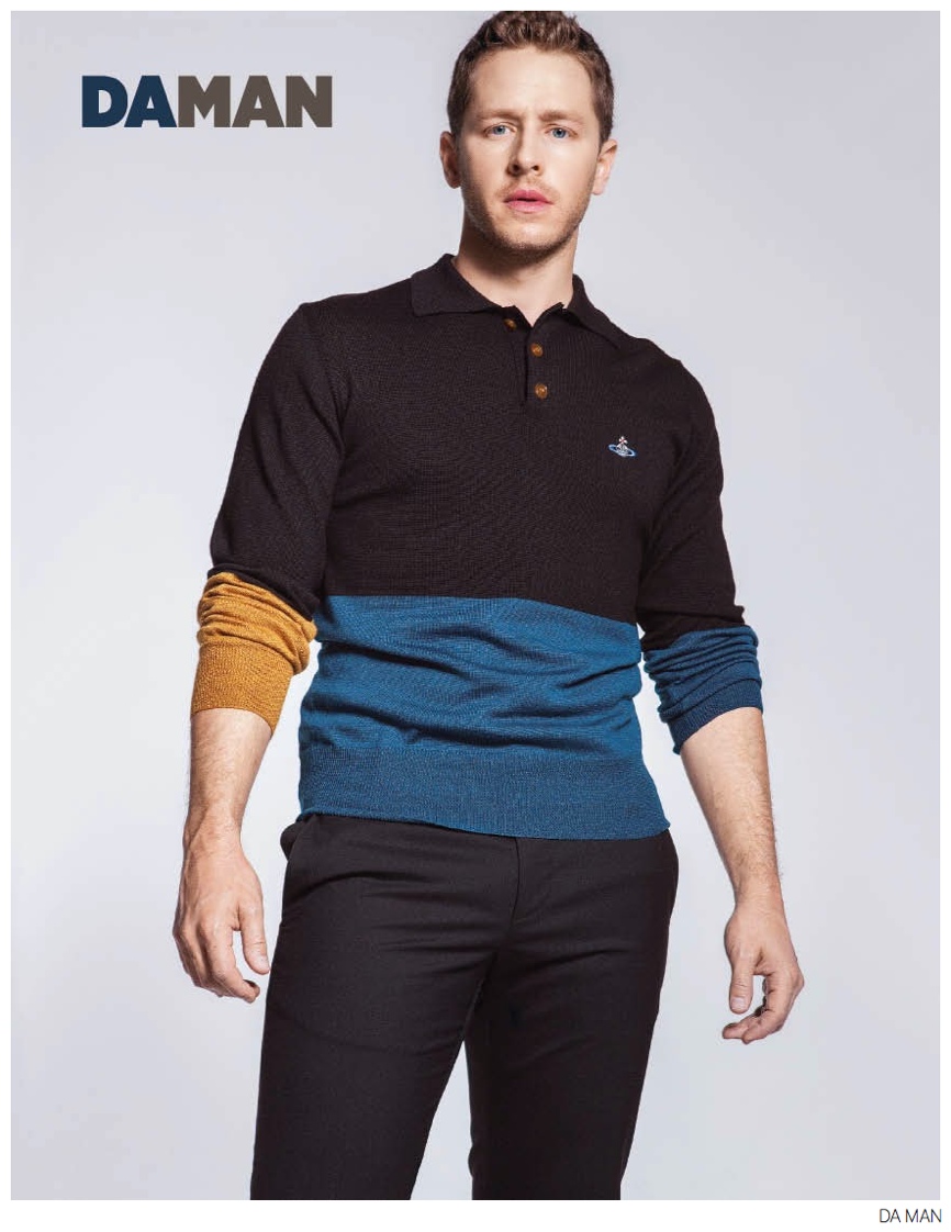 Josh Dallas Covers Da Man October/November 2014 Issue – The Fashionisto