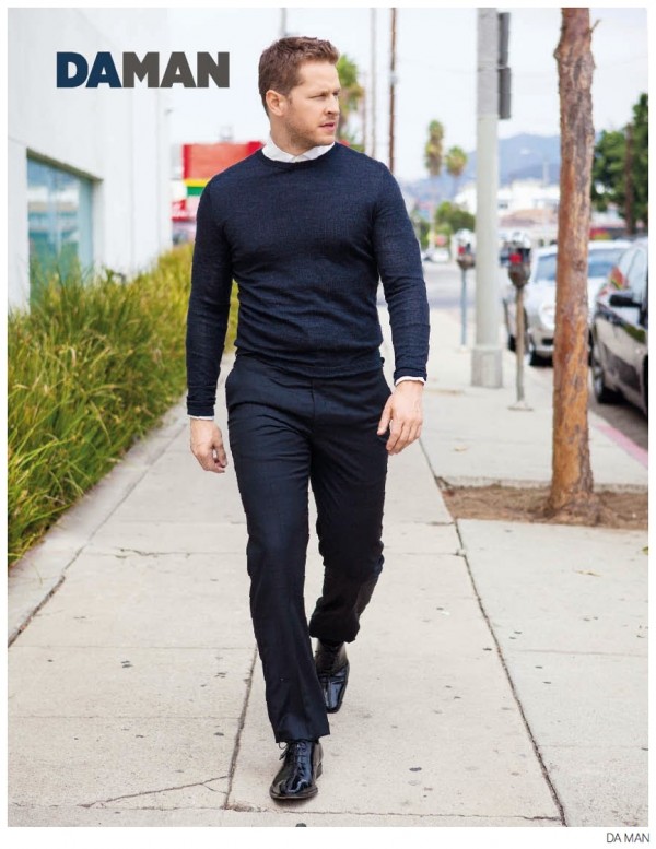 Josh Dallas Covers Da Man October/November 2014 Issue – The Fashionisto