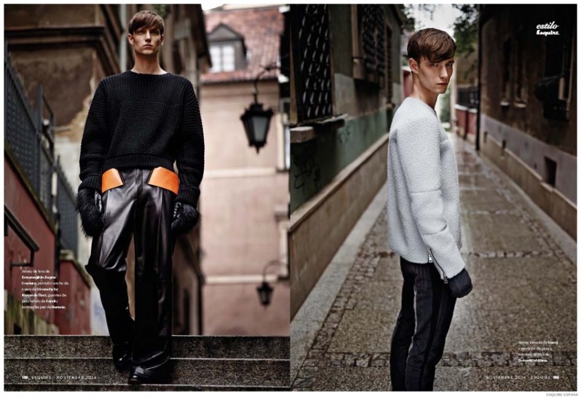 Laurie Harding Models Decadent Fashions for Esquire España – The ...