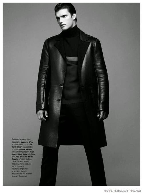 Matthew Terry Wears Sleek Fall Fashions for Harper’s Bazaar Thailand ...