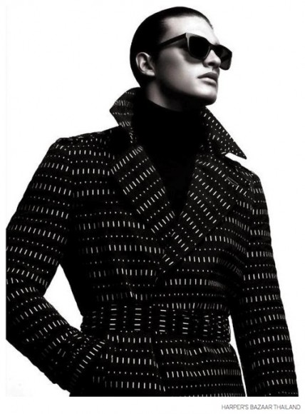Matthew Terry Wears Sleek Fall Fashions for Harper’s Bazaar Thailand ...