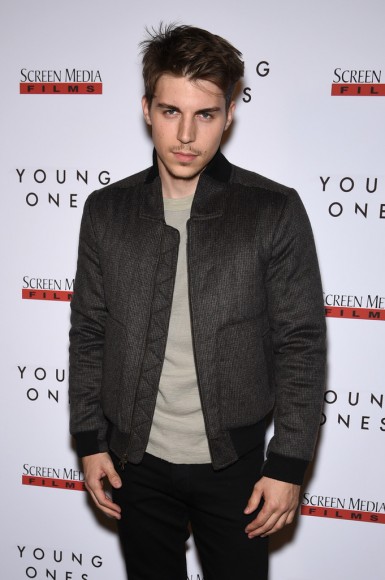 Nolan Gerard Funk Wears Richard Chai Quilted Bomber Jacket to 'Young ...