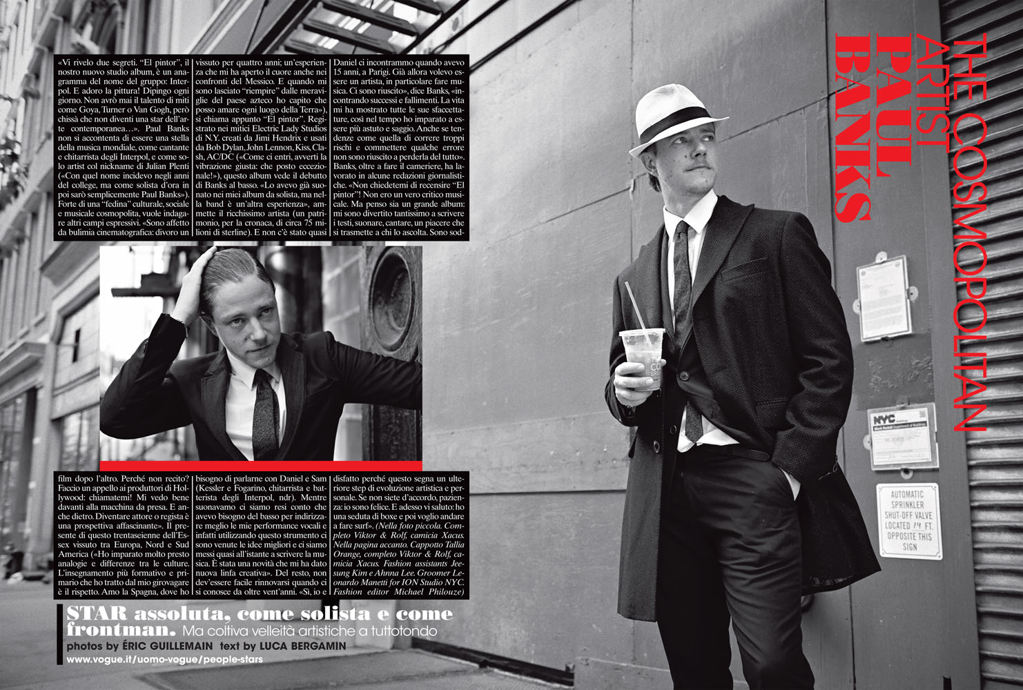 Paul Banks by Eric Guillemain for L'Uomo Vogue – The Fashionisto