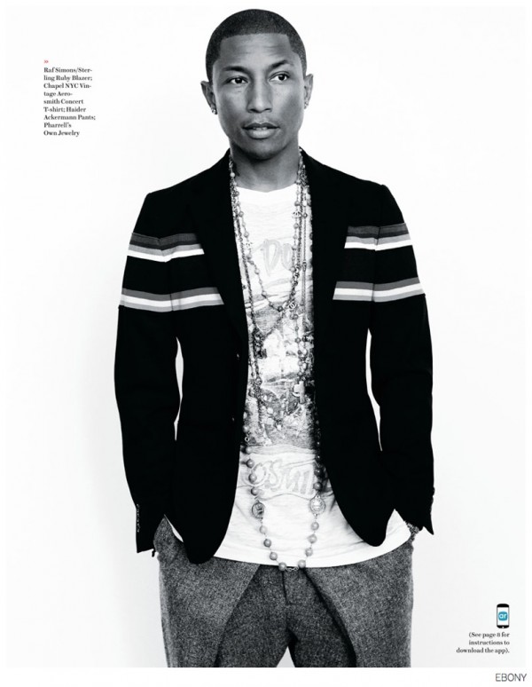 Pharrell Wears Lanvin, Haider Ackermann + More for Ebony November 2014 ...