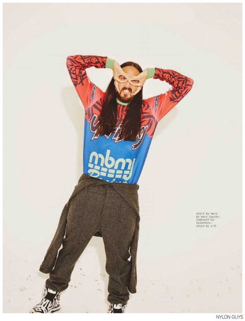 Steve Aoki Rocks Eclectic Fall Fashions for Nylon Guys November 2014 ...