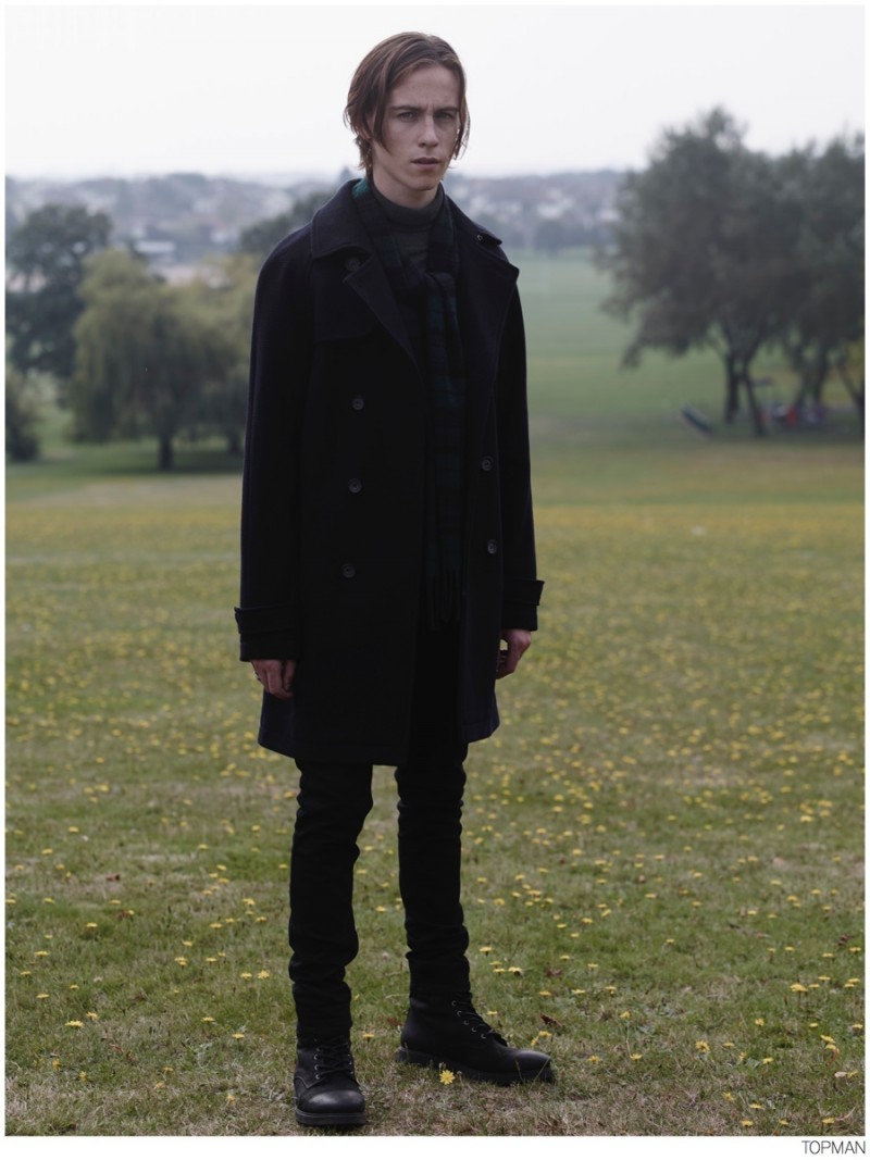Topman Champions Overcoat for Fall/Winter 2014 Coat Campaign – The ...