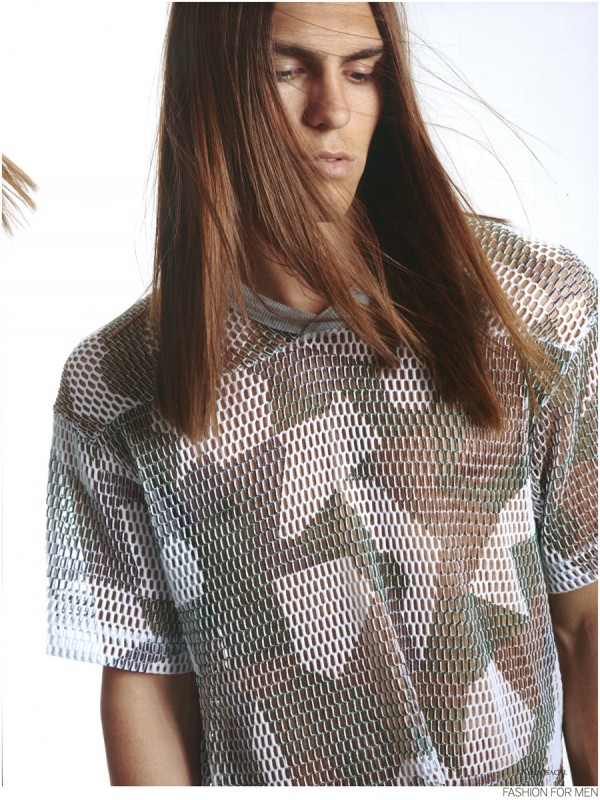 Travis Smith Gets Sporty in Fashion for Men Editorial – The Fashionisto