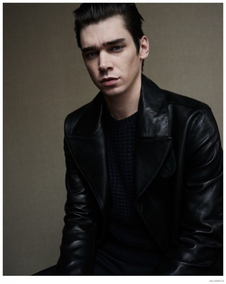 Cole Mohr Fronts AllSaints Holiday 2014 Campaign – The Fashionisto
