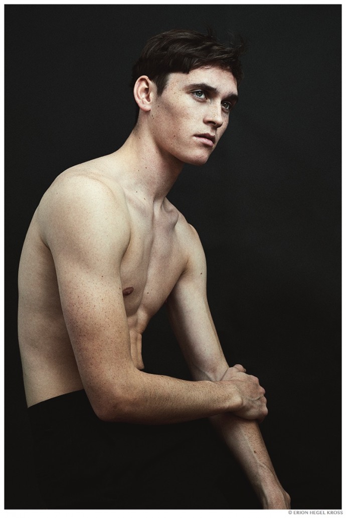 Anders Hayward Sits for New Photos by Erion Hegel Kross – The Fashionisto