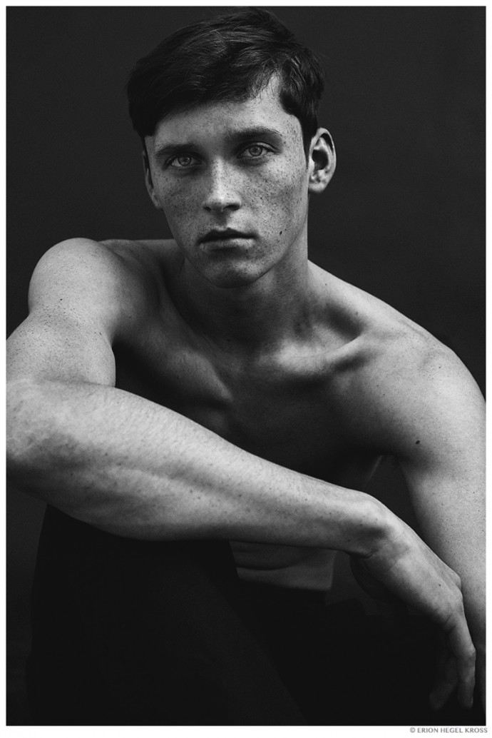 Anders Hayward Sits for New Photos by Erion Hegel Kross – The Fashionisto