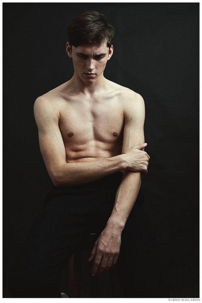Anders Hayward Sits for New Photos by Erion Hegel Kross – The Fashionisto