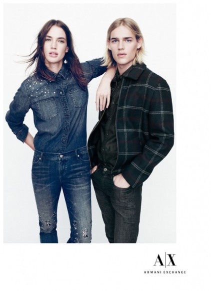 Armani Exchange Holiday 2014 Campaign Featuring Conrad Bromfield & Ton ...