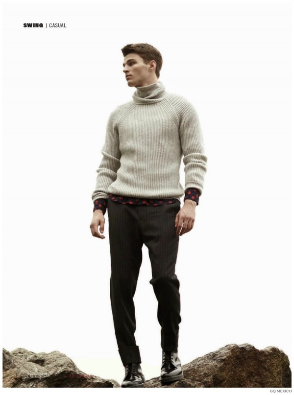 Arran Sly Models Louis Vuitton, Burberry Prorsum + More for GQ México ...