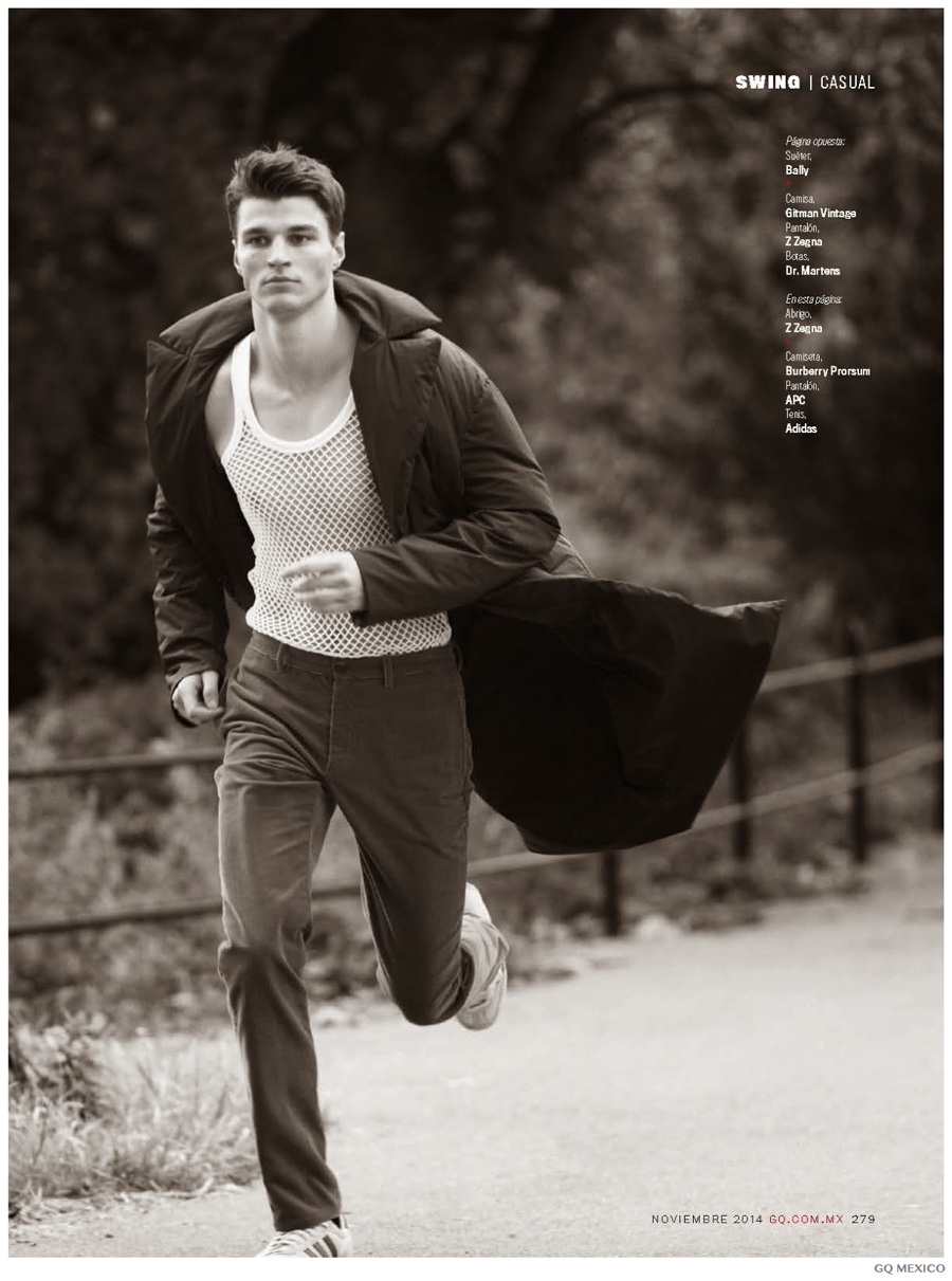 Arran Sly Models Louis Vuitton, Burberry Prorsum + More for GQ México ...