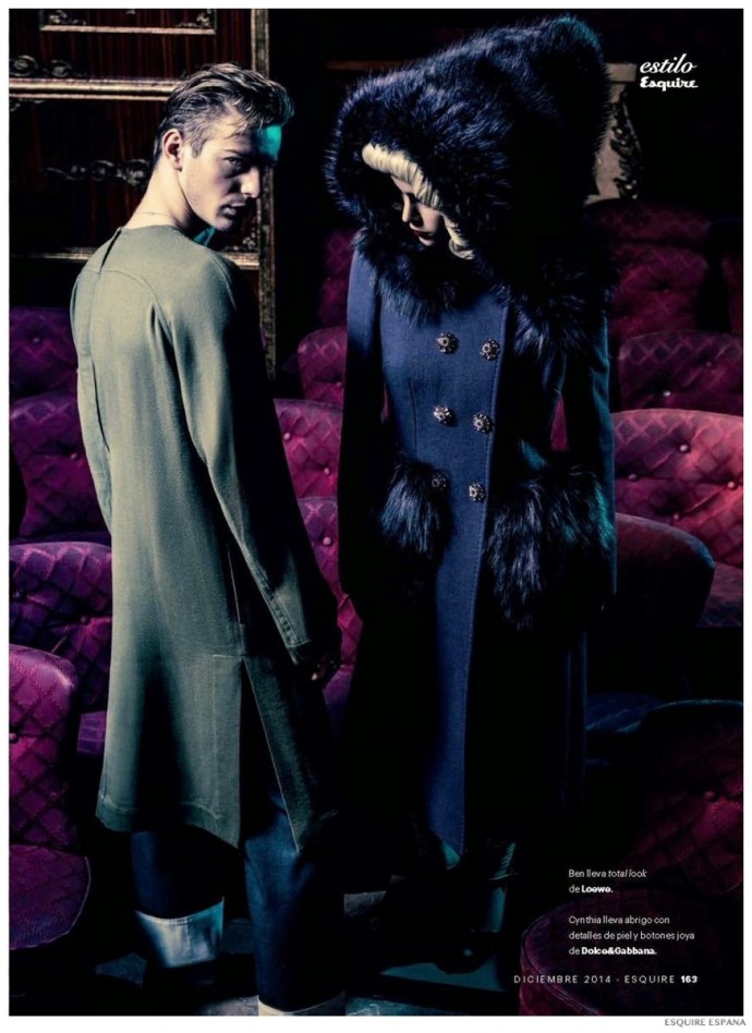 Ben Allen Romances Cynthia the Mannequin for Esquire España December ...