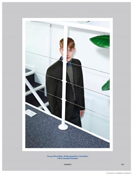 Fenn Sean is 'All Work, No Play' for L'Officiel Hommes Germany – The ...