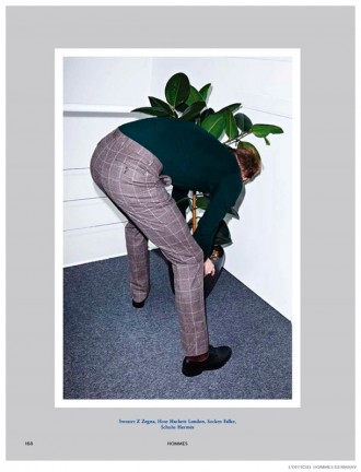 Fenn Sean is 'All Work, No Play' for L'Officiel Hommes Germany – The ...