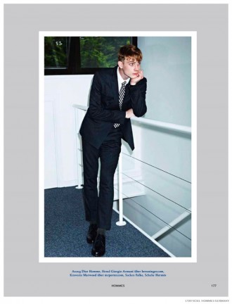 Fenn Sean is 'All Work, No Play' for L'Officiel Hommes Germany – The ...