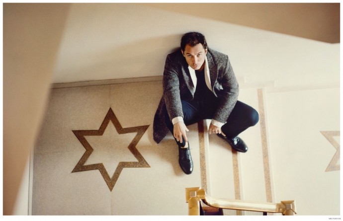 Jude Law Poses for Mr Porter Photo Shoot, Talks Movie Roles – The ...