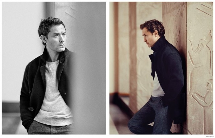 Jude Law Poses for Mr Porter Photo Shoot, Talks Movie Roles – The ...
