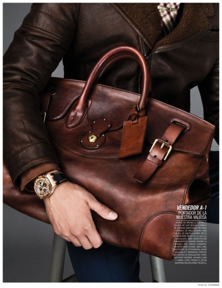 Kevin Sampaio Showcases Luxe Fall Bags for Vogue Hombre – The Fashionisto