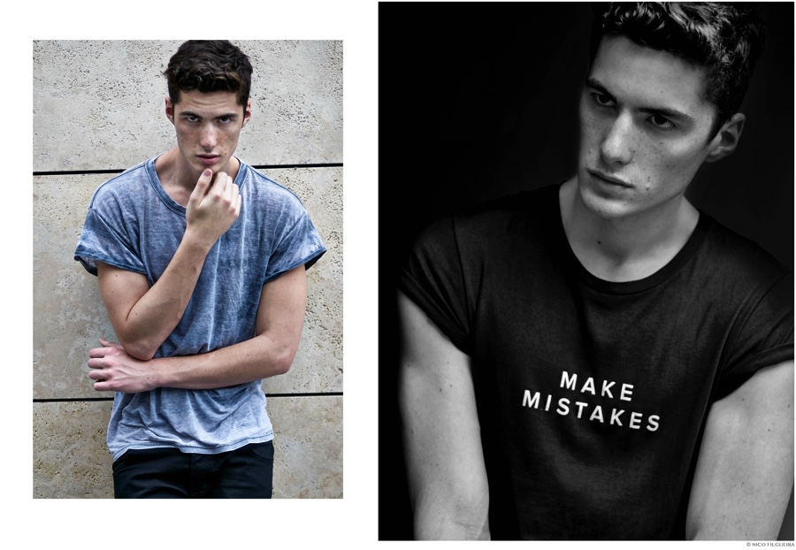 Leo Sports Casual Denim Fashions for Nico Filgueira Lensed Photo Shoot ...