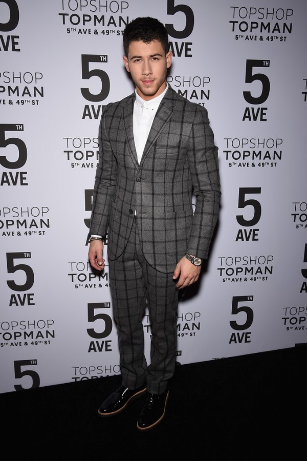Nick Jonas & Max Irons Celebrate Topman 5th Avenue Opening – The ...