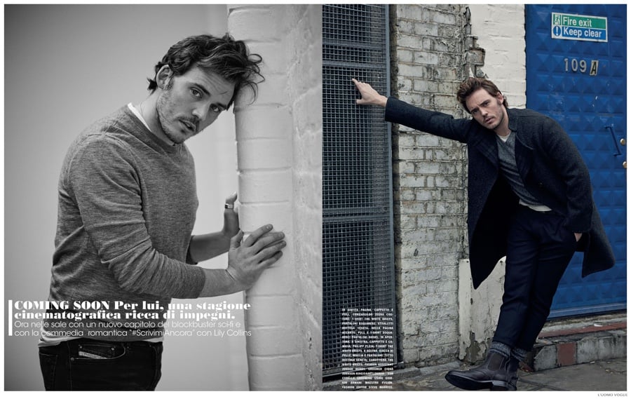 Sam Claflin Appears in L’Uomo Vogue Photo Shoot by Eric Guillemain ...