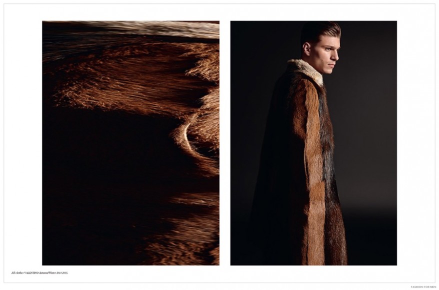 Steve Milatos Models Valentino in Fashion for Men – The Fashionisto