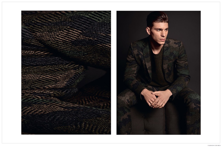 Steve Milatos Models Valentino in Fashion for Men – The Fashionisto