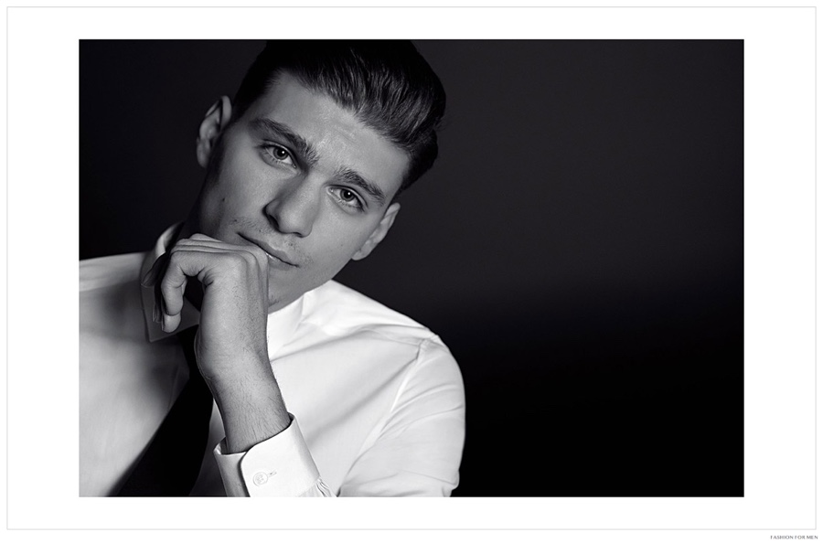 Steve Milatos Models Valentino in Fashion for Men – The Fashionisto