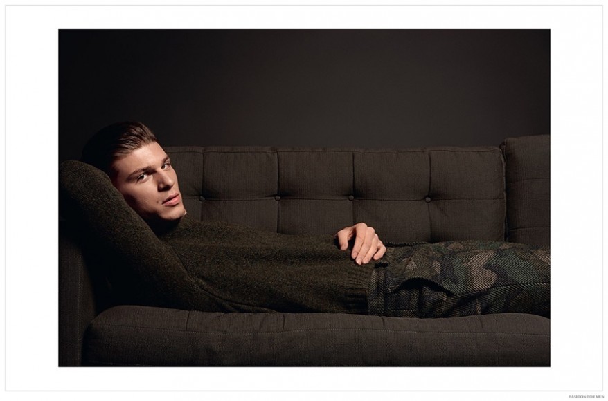 Steve Milatos Models Valentino in Fashion for Men – The Fashionisto