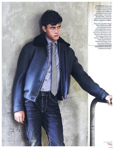 Xavier Serrano is Casual Chic for Icon Magazine – The Fashionisto