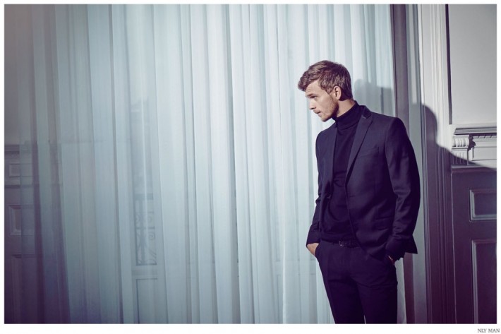 Benjamin Eidem Models Black & Navy Fashions for NLY Man Shoot – The ...