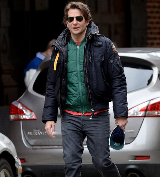 Bradley Cooper Keeps Warm in Parajumpers Bomber Jacket – The Fashionisto