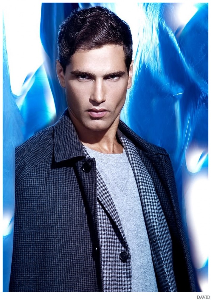 Fabio Mancini Embraces Blue Fashions for David Cover Shoot – The ...