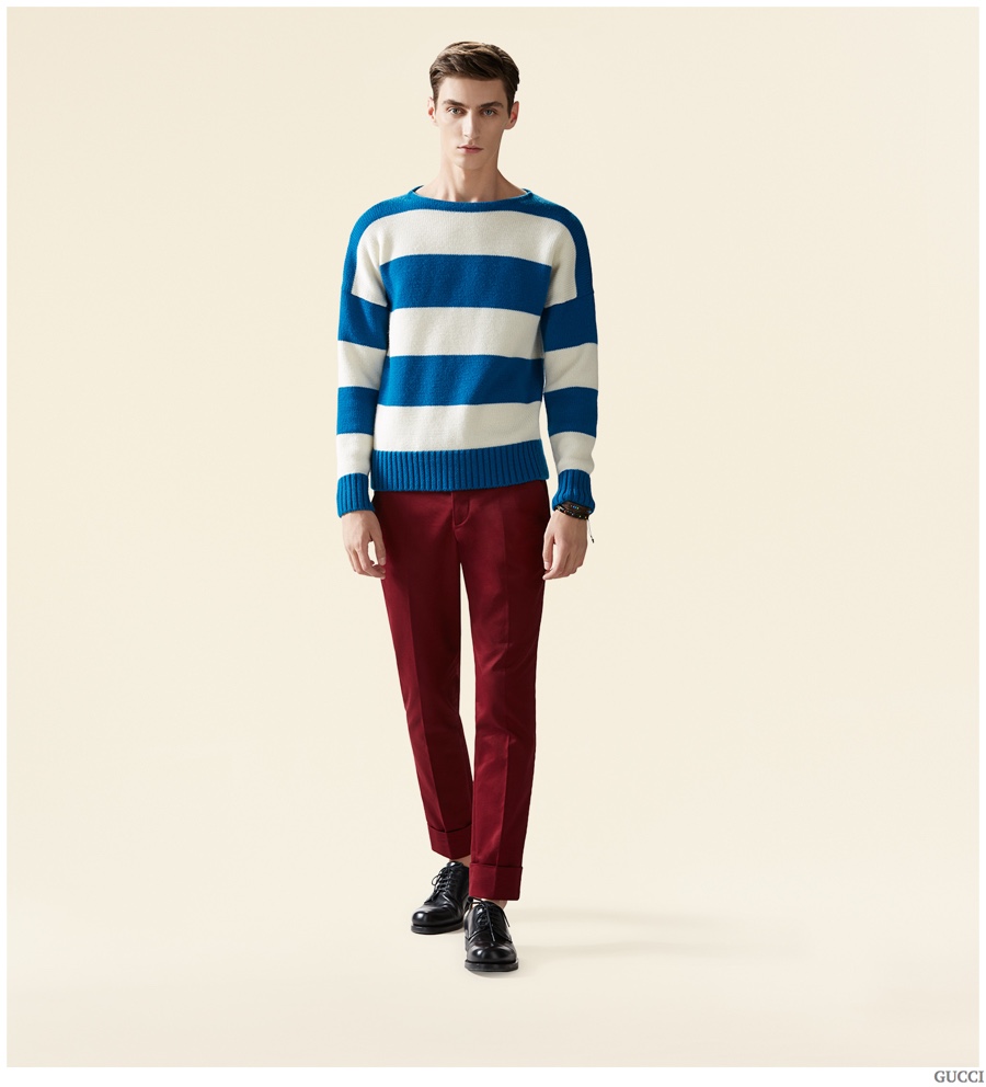 Gucci Embraces Smart Nautical Fashion Styles for Resort 2015 Men’s ...